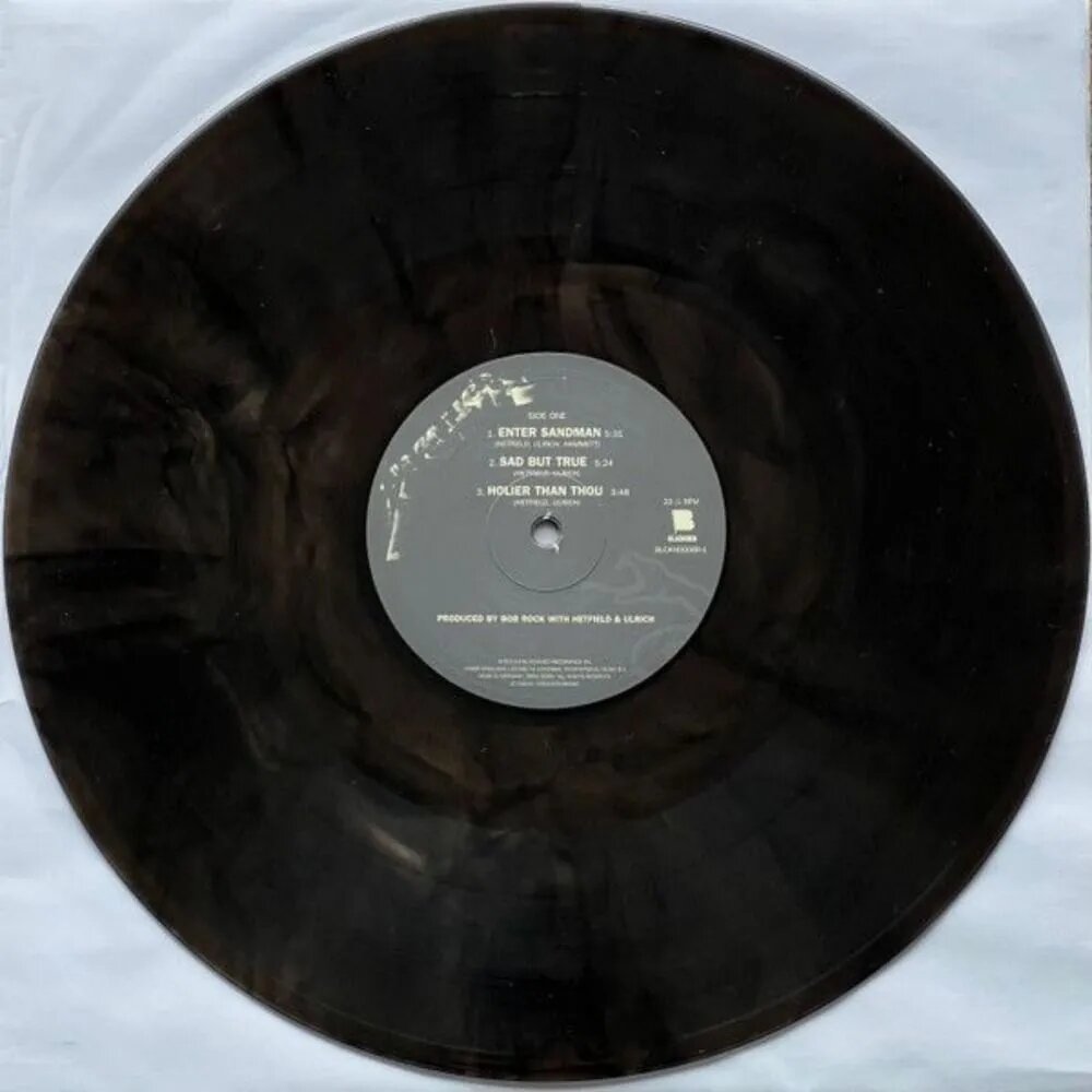 Виниловая пластинка Metallica - Metallica (Blackened – BLCKND008R-1U, 2 x LP, Limited Edition, Reissue, Remastered) — фото 1
