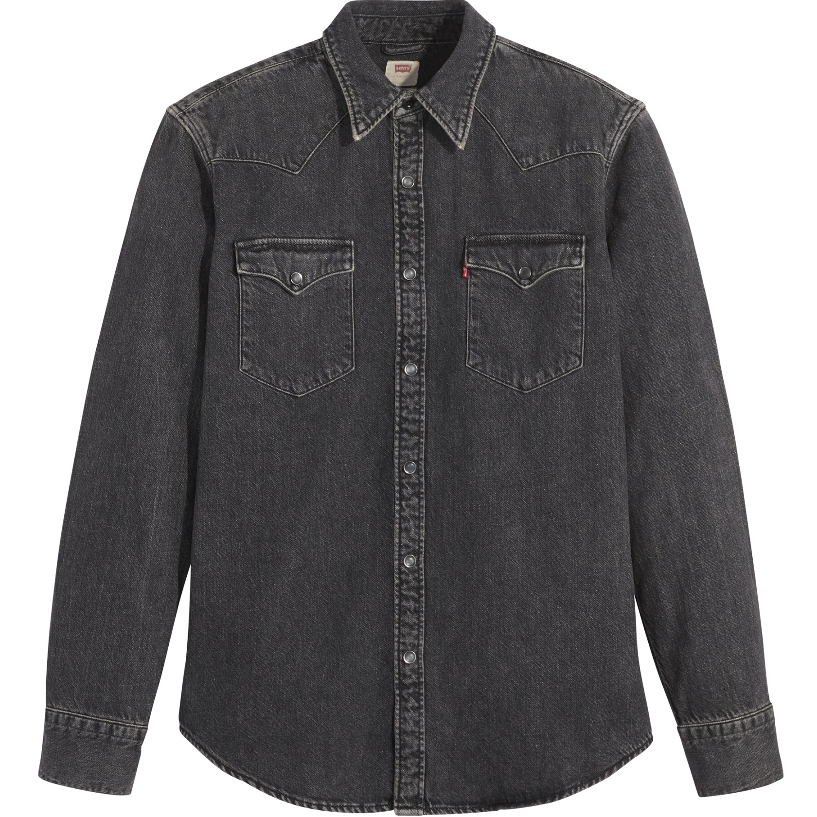 Рубашка Levi's Wovens Tops, размер S, серый , джинсовый — фото 1