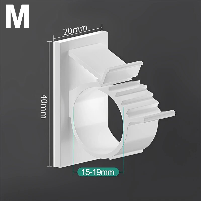 Самоadhesive cable organizer clips 5/10/20/30/50 pcs Белый, 5PCS, M-White