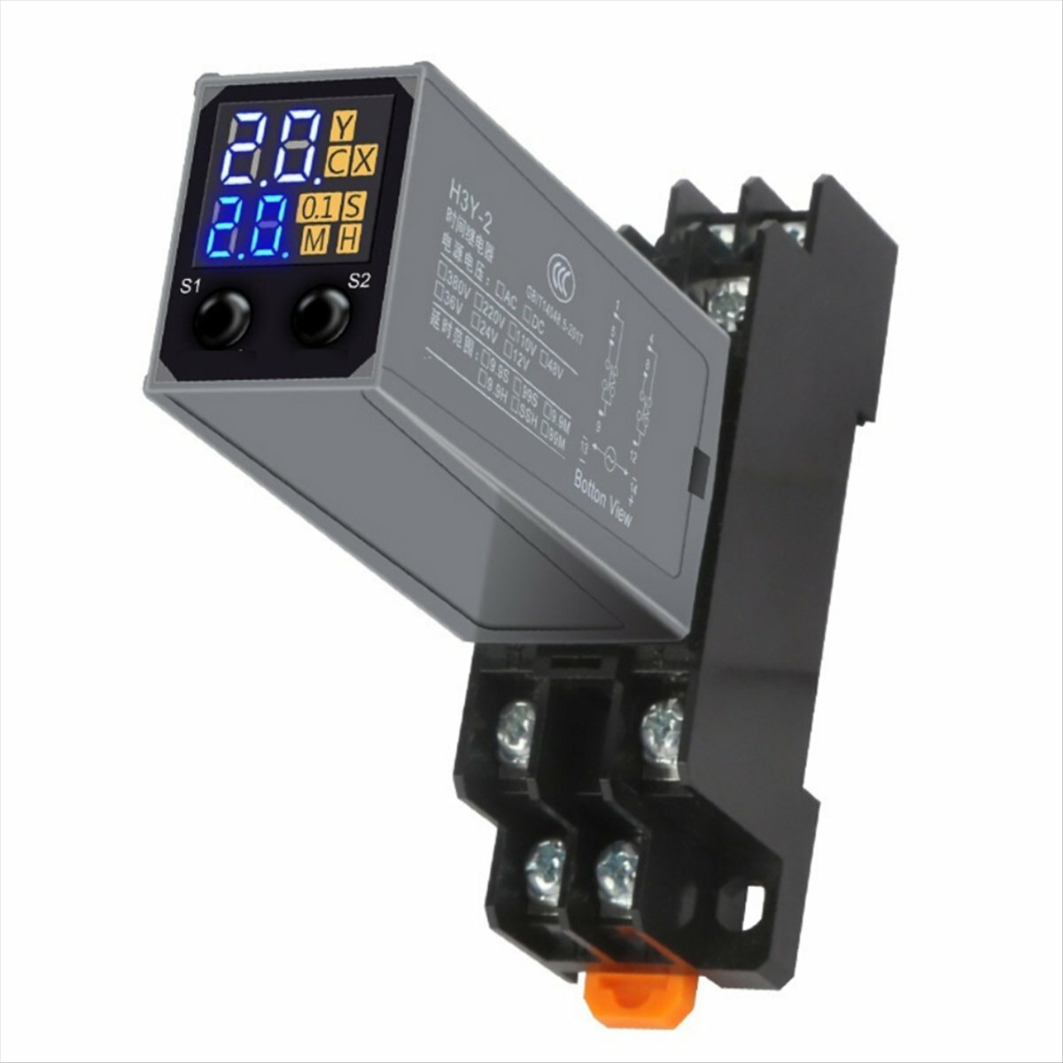 ЖК-Таймер Задержки Реле С Базовым Разъемом DC24V