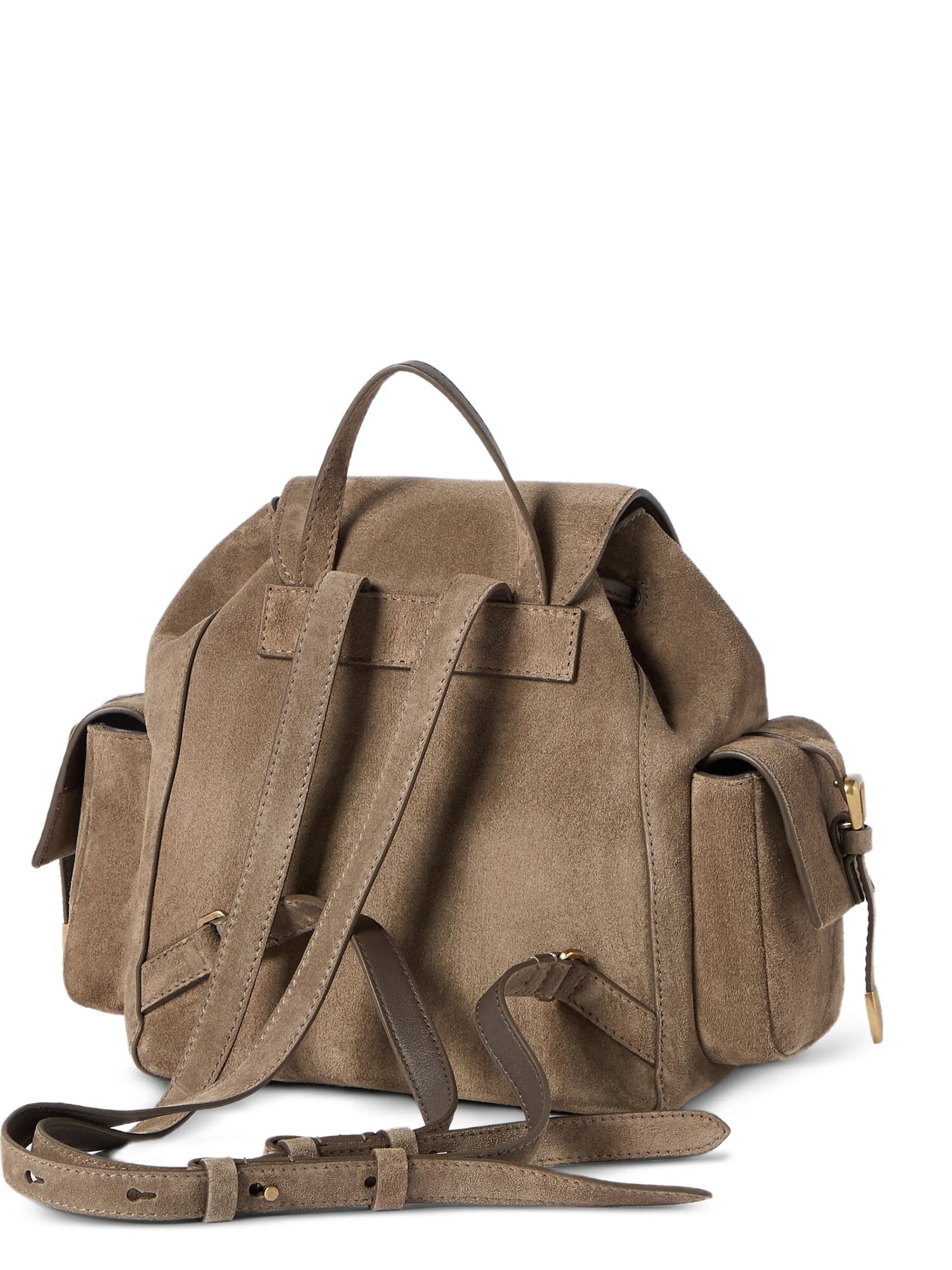 Сумка BRUNELLO CUCINELLI Suede sartorial backpack, разноцветный — фото 1