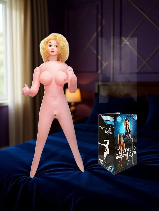 Секс-кукла с вибрацией Sexy Doll от Orion, телесный, ПВХ, 160 см