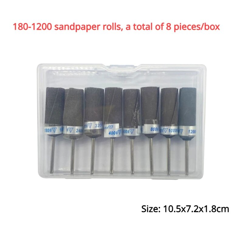 Шлифовальные головки для ювелирных изделий 5 шт. 180-1200 8pcs boxes