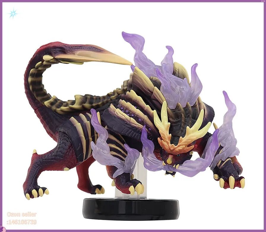 Фигурка Magnamalo Nintendo Monster Hunter Collection Amiibo пластик 10 см