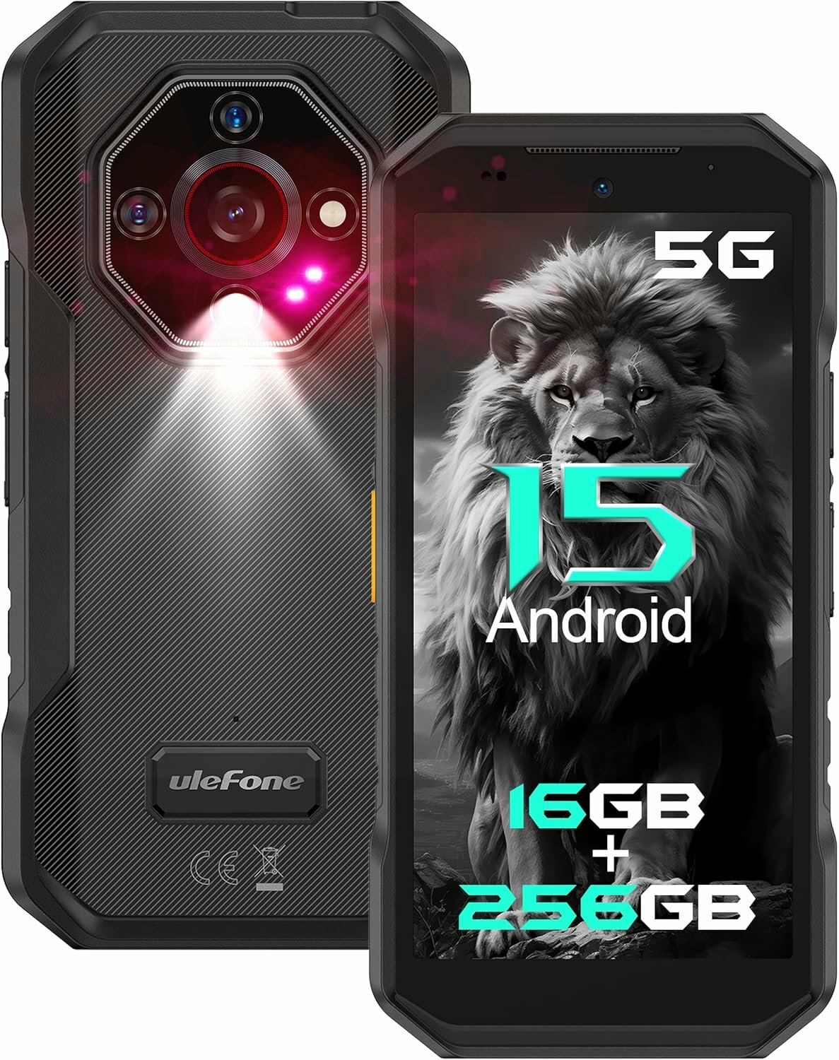 Ulefone Armor X32 Pro — защищенный телефон, 16 (8+8) ГБ 256 ГБ, 5,65-дюймовый экран,5500 мАч.