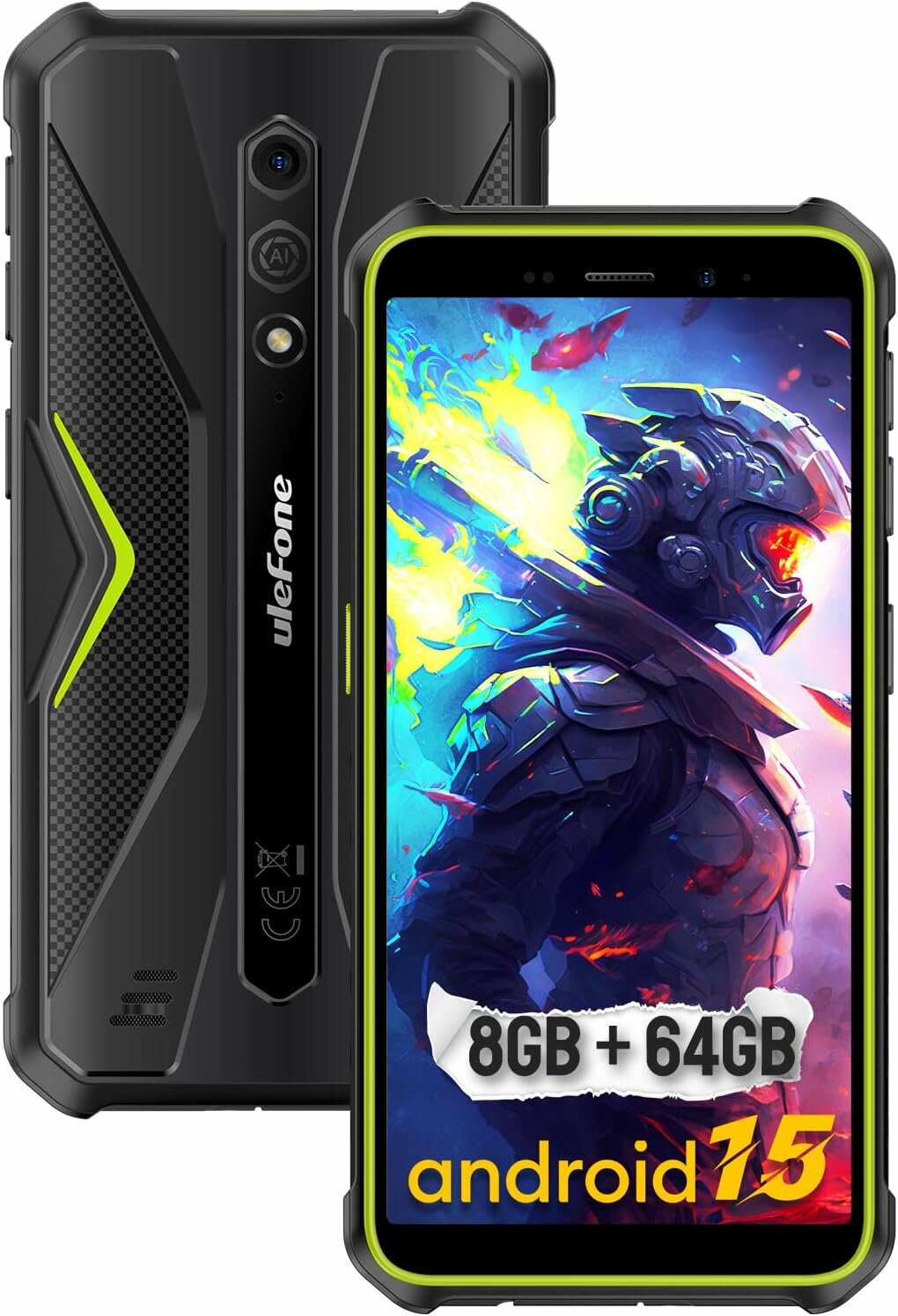 Ulefone Armor X12 Pro — защищенный телефон, 5,45 дюйма, 8 (4+4) ГБ ОЗУ, 64 ГБ ПЗУ, 4860 мАч