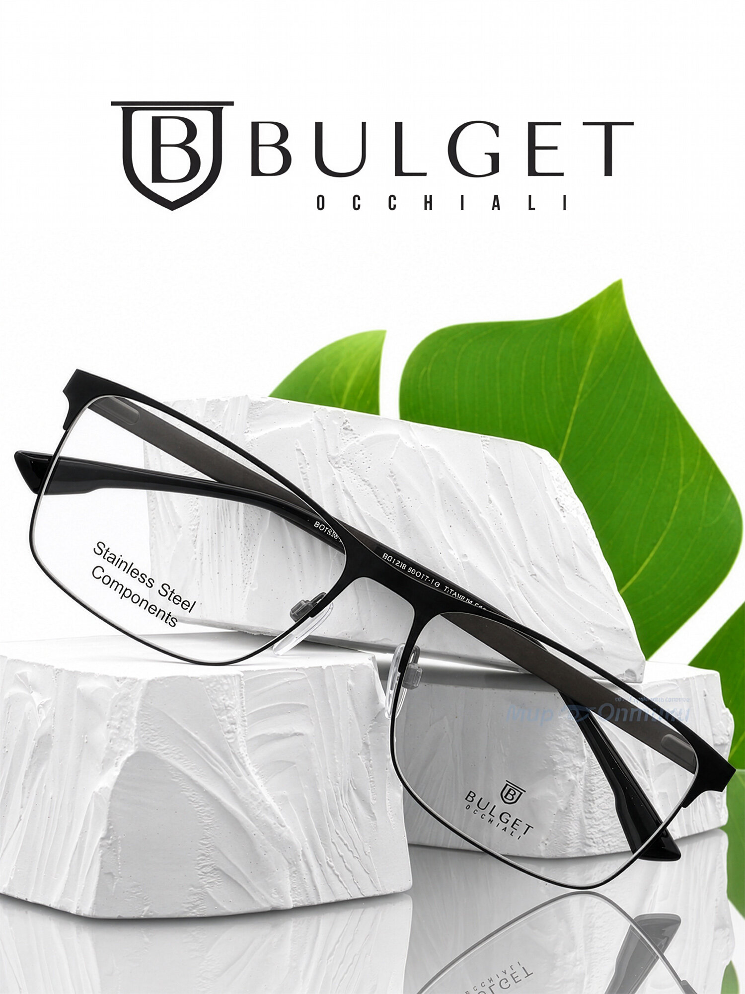 Оправа для очков BULGET BG1992M 09A пол Мужской форма оправы Клабмастер (Clubmaster) цвет оправы Чёрный
