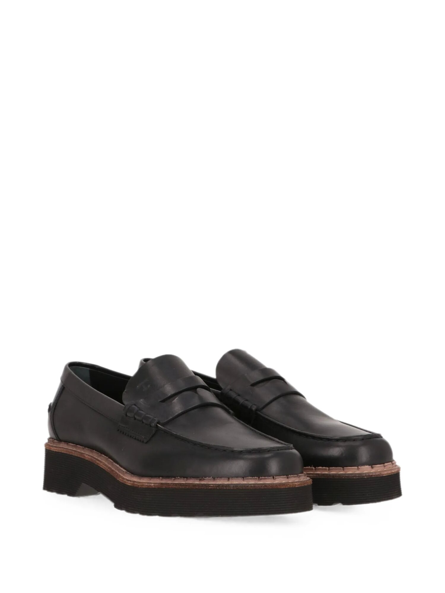 Лоферы Tod's Leather penny loafers, размер 7 — фото 1