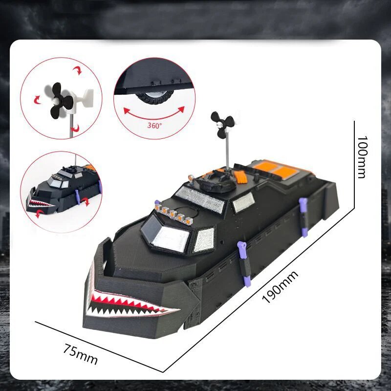 Черный бронированный автомобиль Storm Chaser TIV 2 E