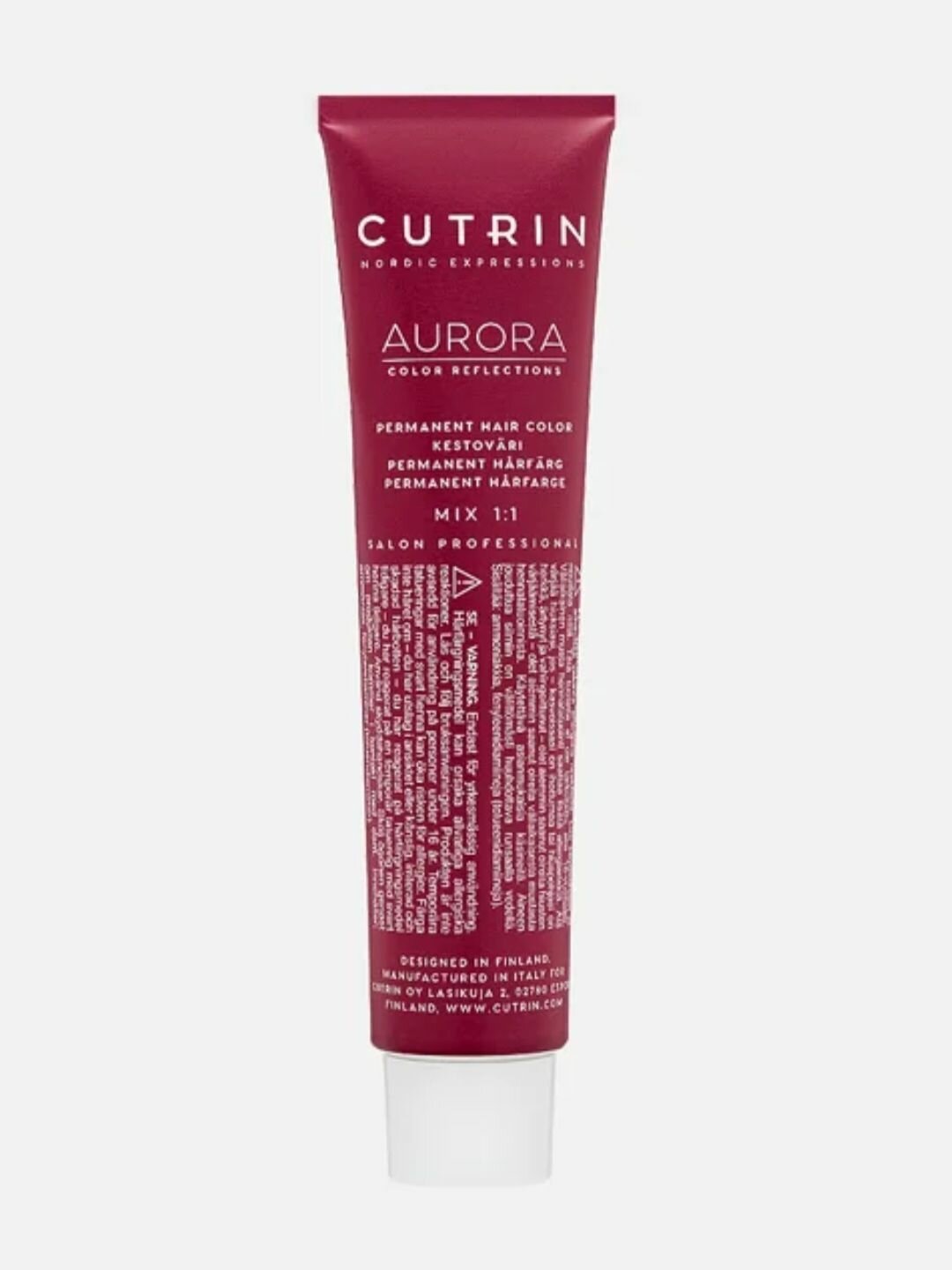 Крем-краска для волос CUTRIN aurora 7.445 Красная Смородина