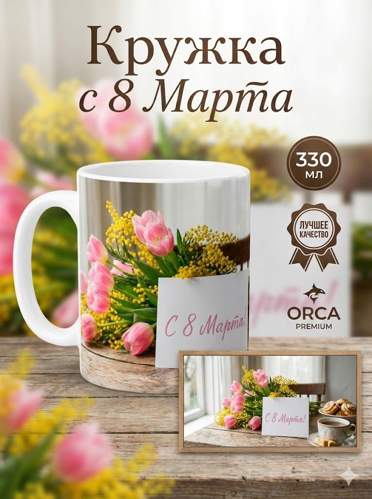 Кружка С 8 Марта