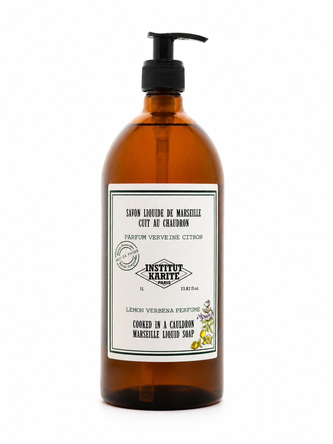 Жидкое мыло Institut Karite Liquid Soap Verbena с ароматом лимонной вербены, 1000 мл