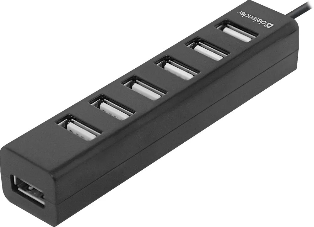 Концентратор USB2 7PORT QUADRO SWIFT 83203 DEFENDER