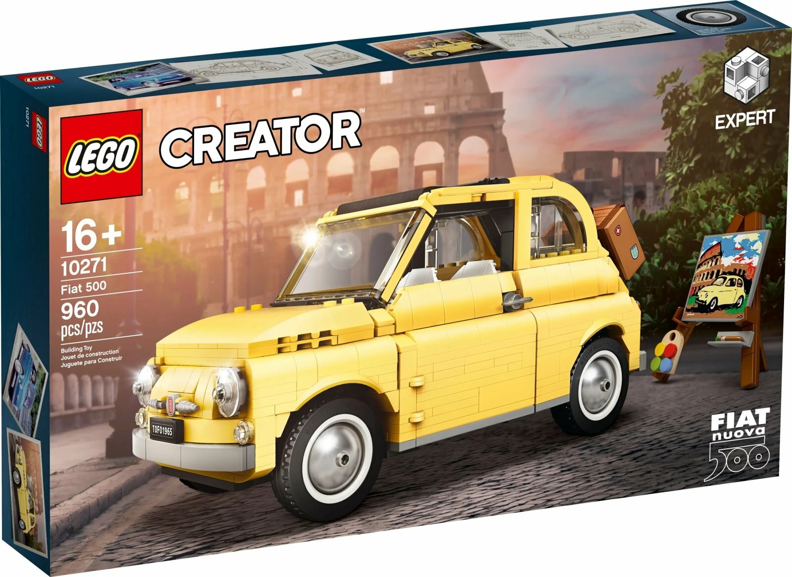 Конструктор LEGO ICONS 10271 Fiat 500