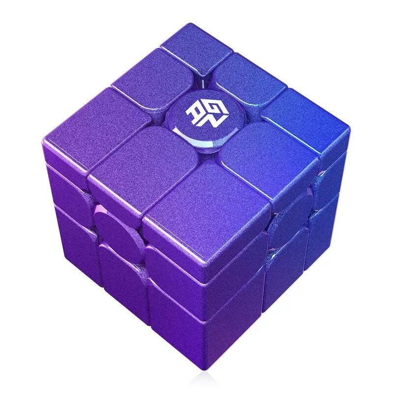 GAN Зеркальный куб Магнитный 3x3 Пазл с УФ-покрытием Фиолетовый цвет Образовательная игрушка для детей Расслабление