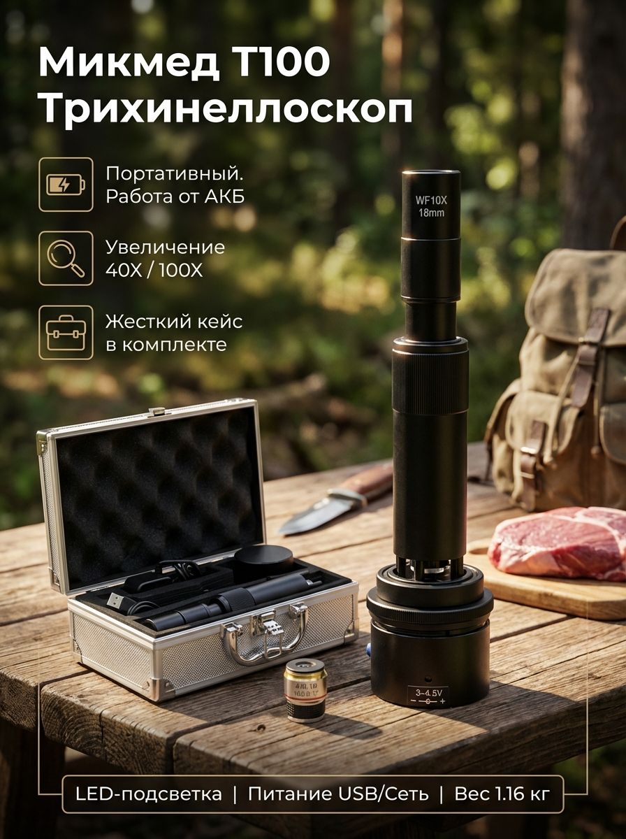 Трихинеллоскоп Микмед T100 - 1