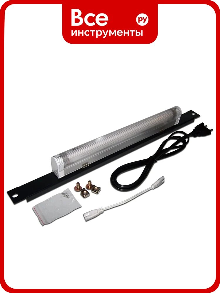 Лампа подсветки в настенный шкаф 19 TWT, 8W, белый свет, шнур 1 м CBW-LAMP