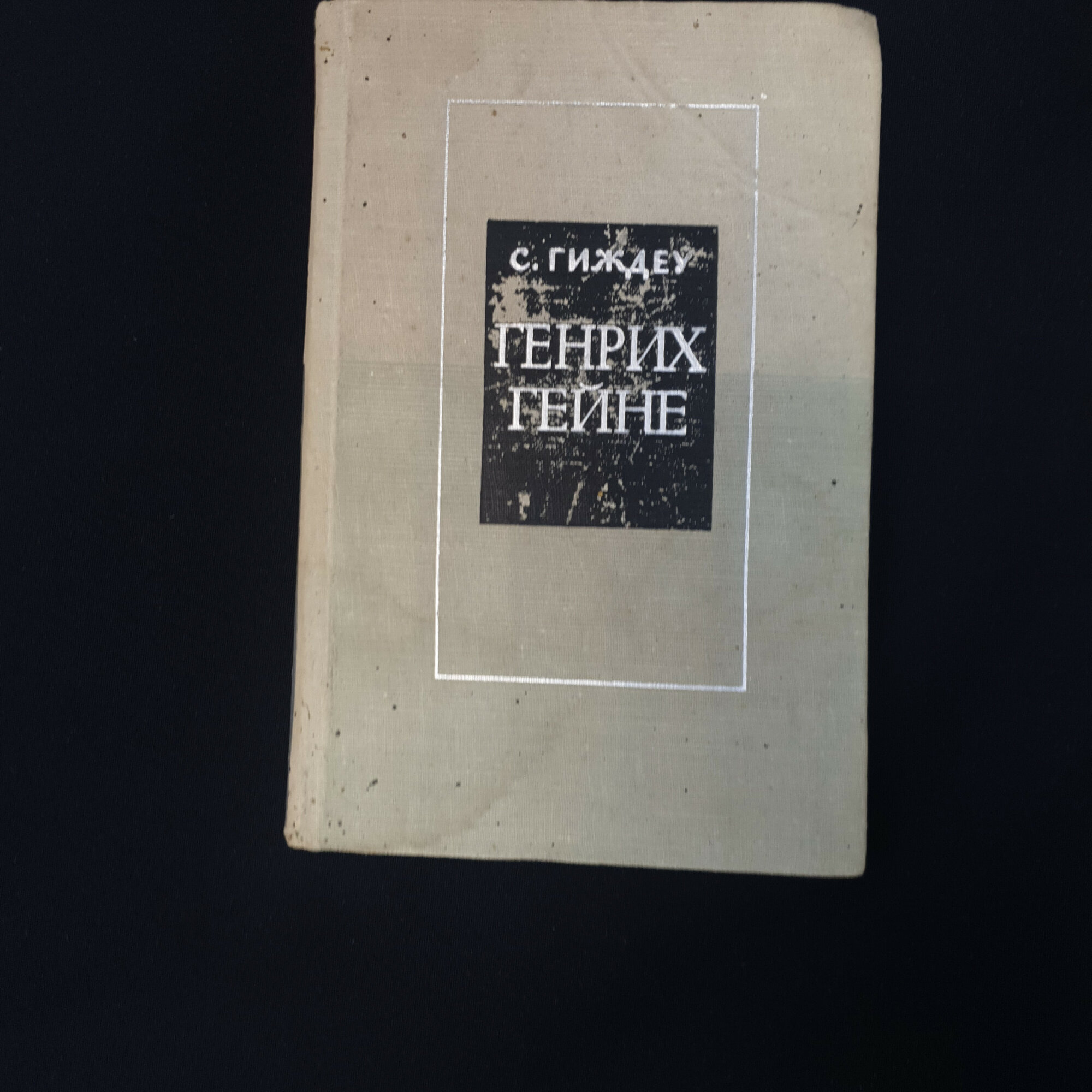 Соломон Гиждеу. Генрих Гейне. Книга СССР, литературоведение, биография поэта
