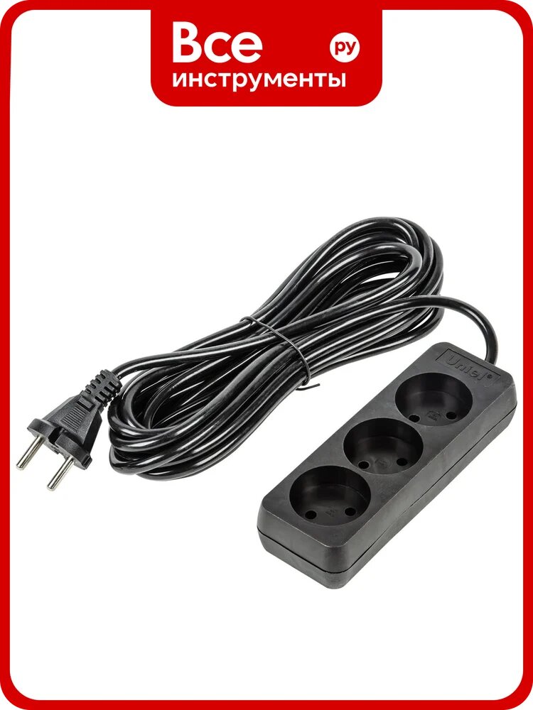 Удлинитель Uniel S-CU3-5 BLACK UL-00009985