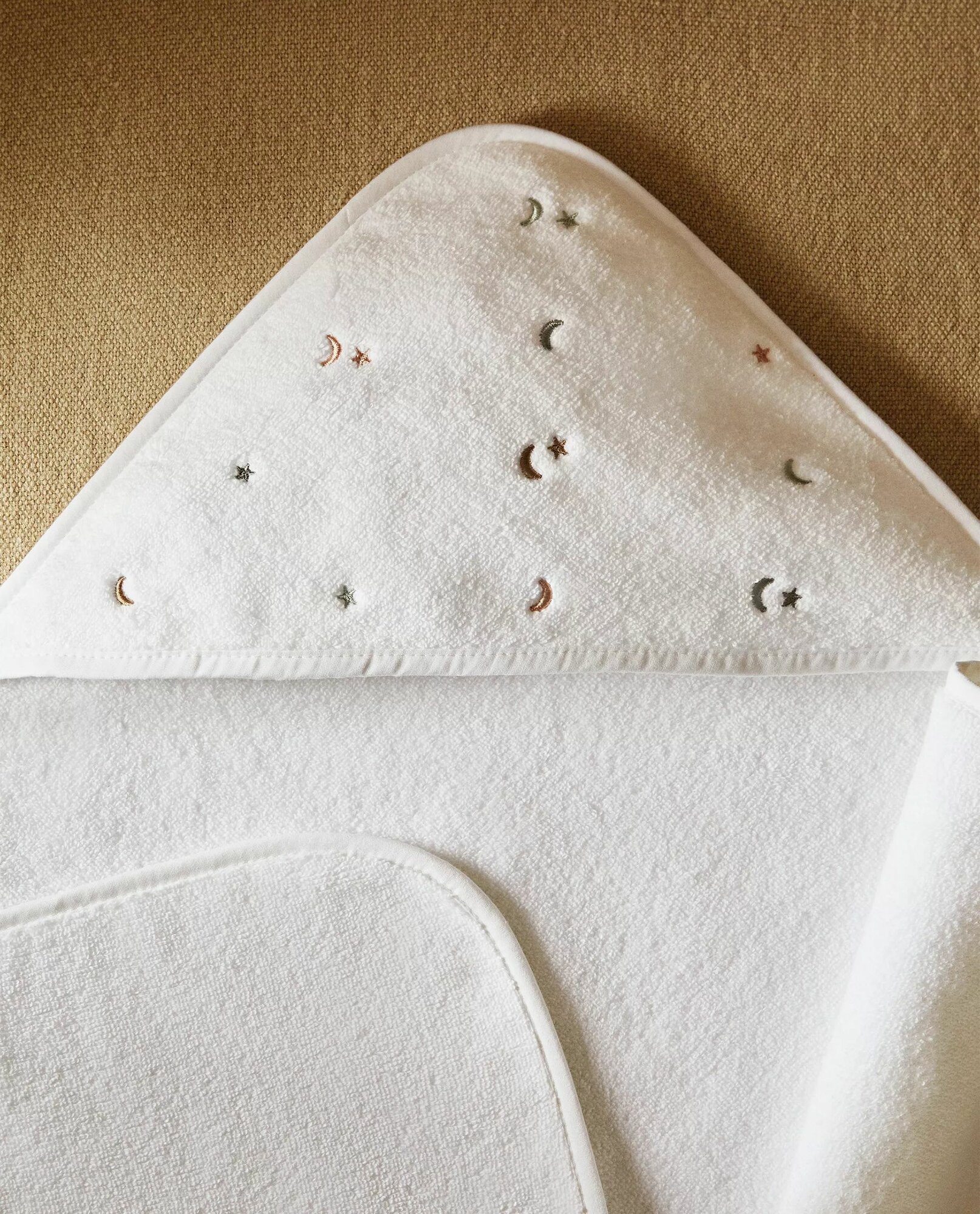 ZARA HOME Полотенце банное 80x80 см, хлопок, белый, 1 шт