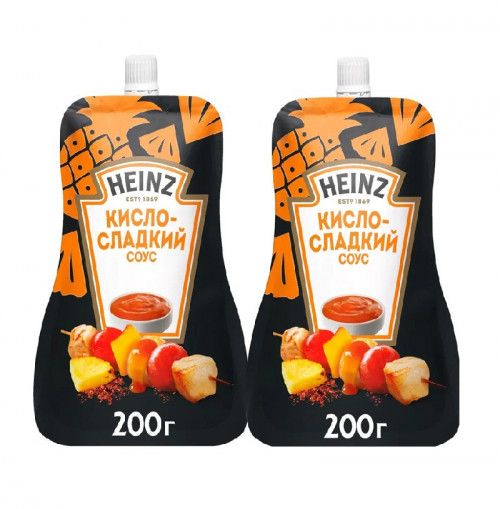 Heinz Соус кисло-сладкий, 200 г, 2 упаковки