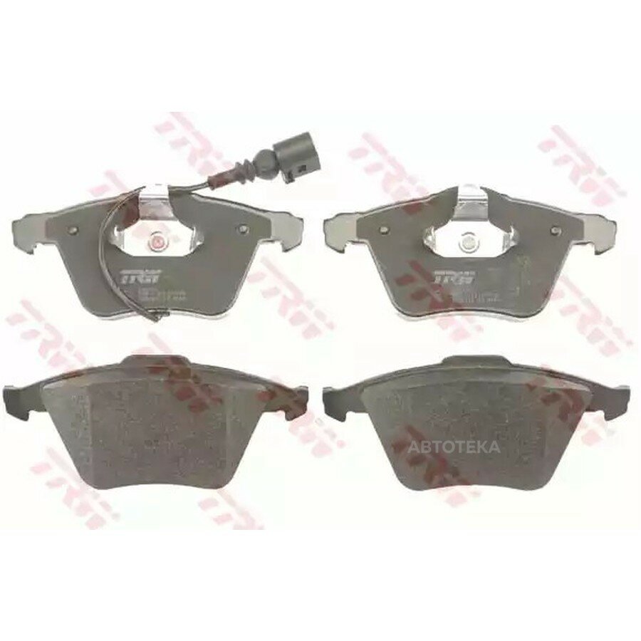 Колодки тормозные VAG A3/PASSAT/GOLF 5 04- перед. с датчиком TRW GDB1616