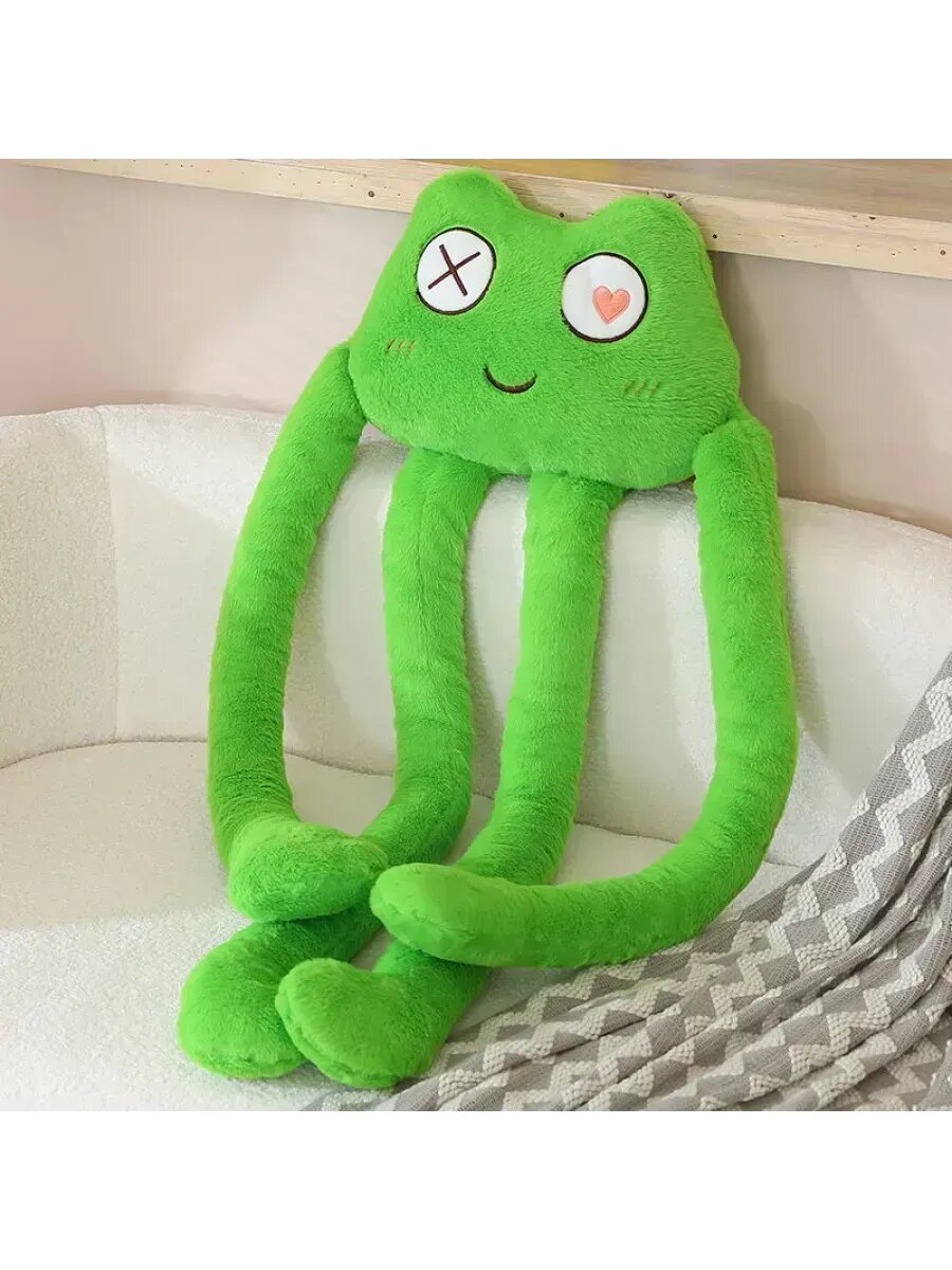 Мягкая игрушка Долгоножка Кот 100 см, черный