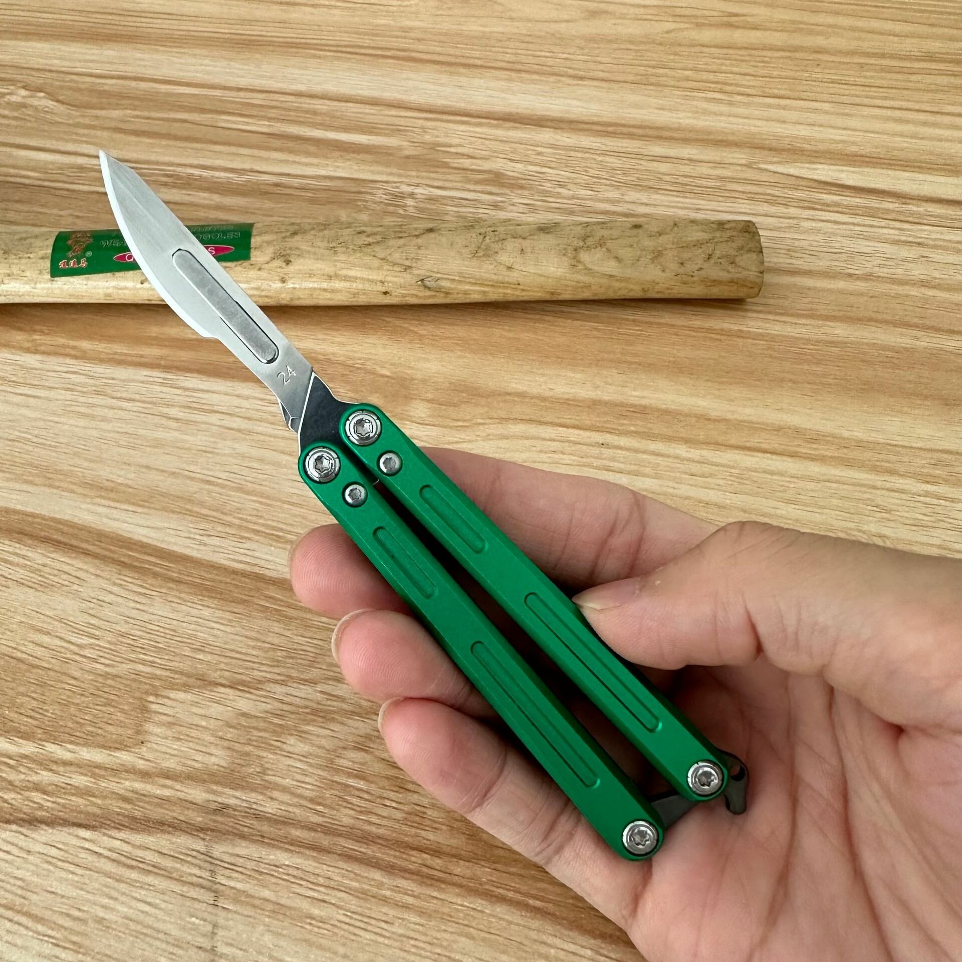 Алюминиевый сплав, бабочка, тренировочный нож, складной хирургический нож, портативный мини-нож, острый ключевой нож, курьерский нож