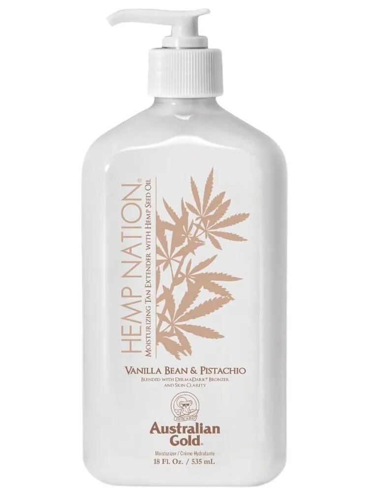 Увлажняющий крем для тела Australian Gold "Hemp Nation Vanilla Bean&Pistachio", 535мл