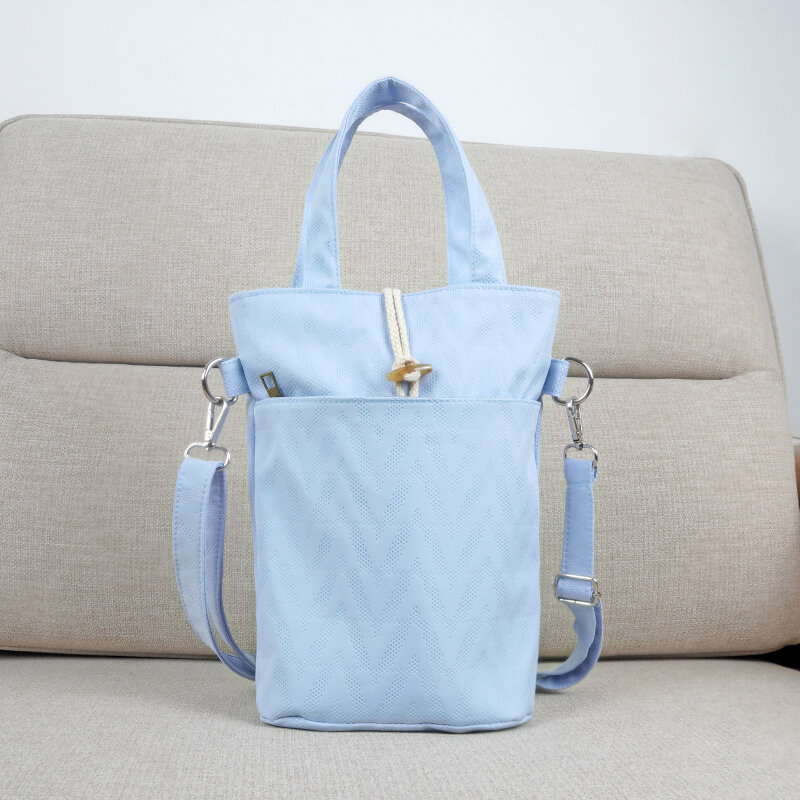 Утолщенная сумка через плечо с двойным держателем для стаканов, водонепроницаемая, с отделением для мамы, защитным чехлом, сумка для уличного зонта, изолированный держатель для стаканов