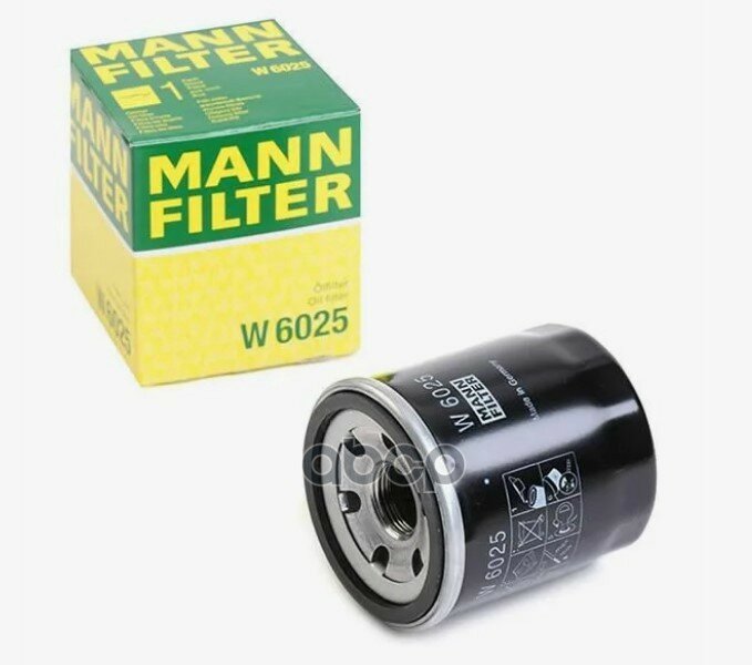 Масляный фильтр MANN-FILTER арт. W6025