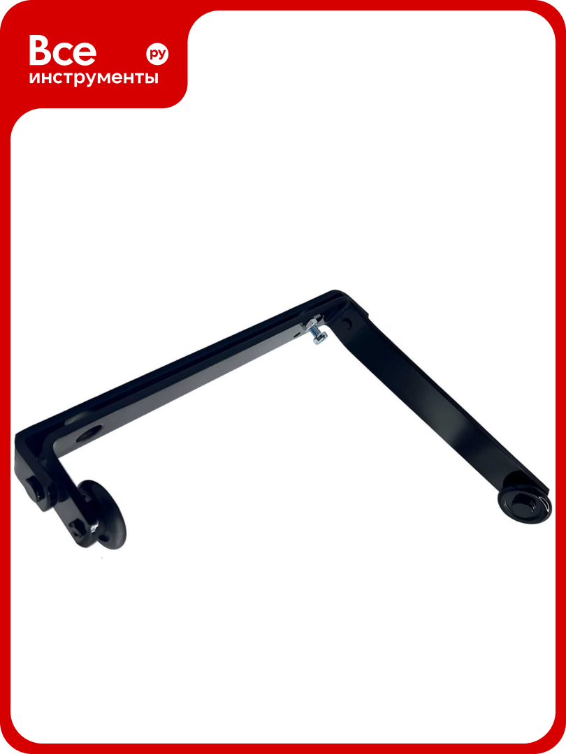 Синхронизатор закрывания ISEO SP 81/175mm Black черный для 2-х створчатой двери 05838