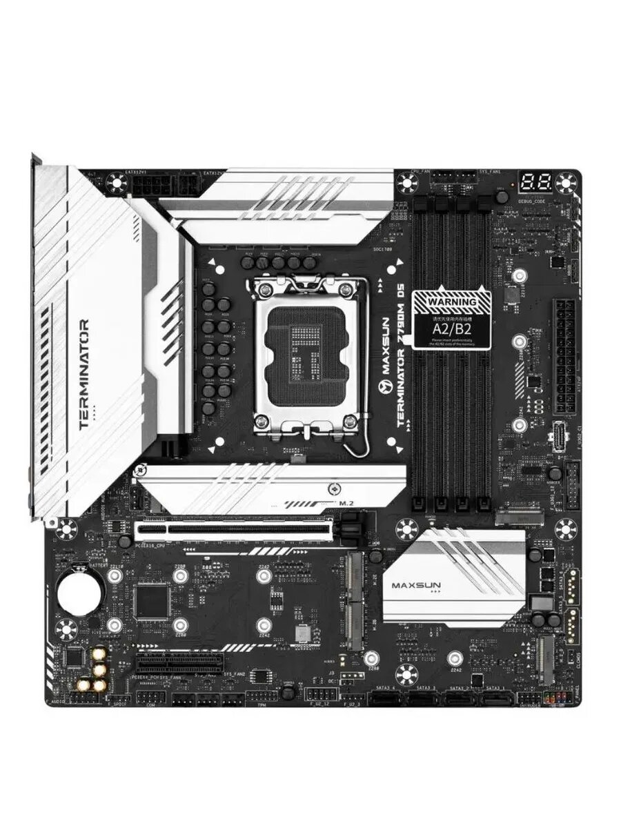 Материнская плата TERMINATOR Z790M D5 ICE - LGA 1700, DDR5
