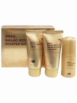 Набор для ухода за кожей с муцином улитки Deoproce Snail Galac Revital Starter Mini Kit