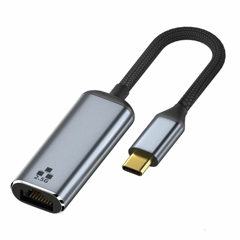 USB и Type-C в RJ45 гигабитный адаптер 2500 Мбит/с