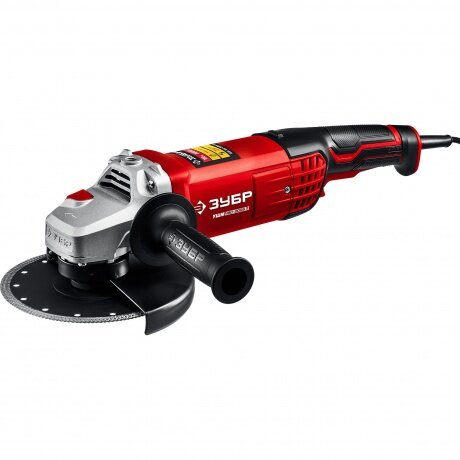 Угловая шлифовальная машина ЗУБР 2000 Вт, d180 мм, (УШМ-180-2005 П)