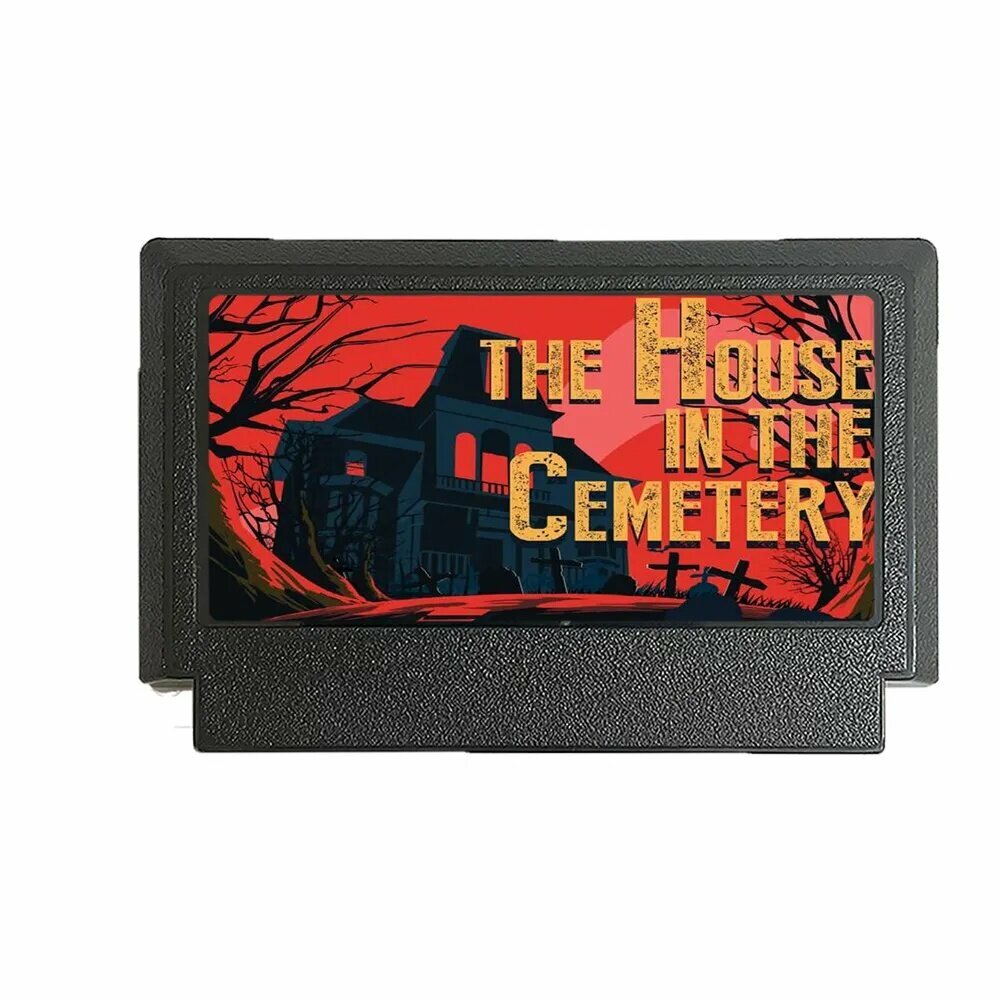 The House in the Cemetery - Игра 8-битный картридж Famicom - игровой картридж NES (8 bit, Английская версия)