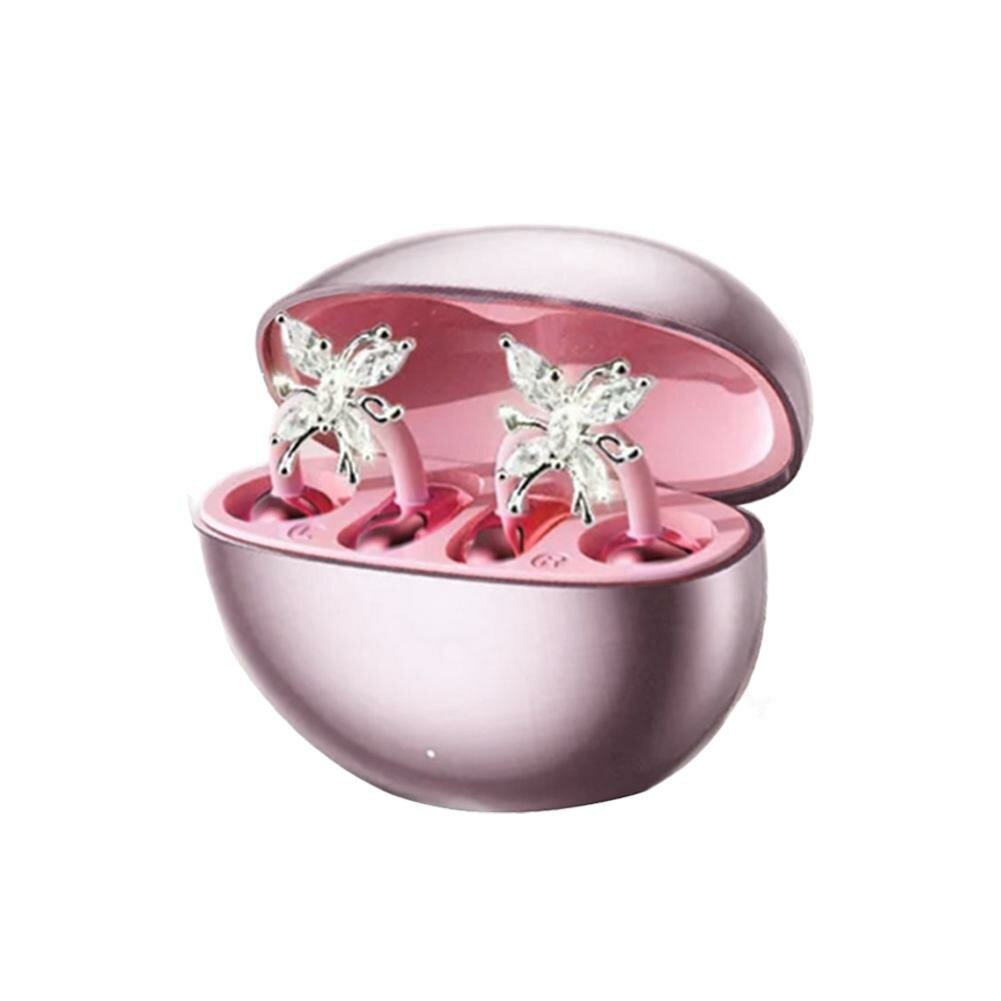 Наушники-клипсы BaYuYPOO Bluetooth с бантиком-бабочкой, стильные наушники, спортивные наушники-клипсы