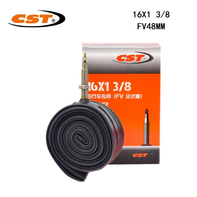 CST внутренняя трубка для велосипеда 16 дюймов 16x1 3-8 FV48
