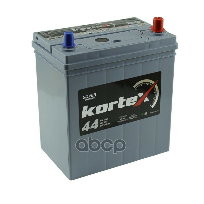SMF544126 Аккумулятор KORTEX SILVER Dynamic ASIA 44А/ч обратная полярность KORTEX арт. SMF544126