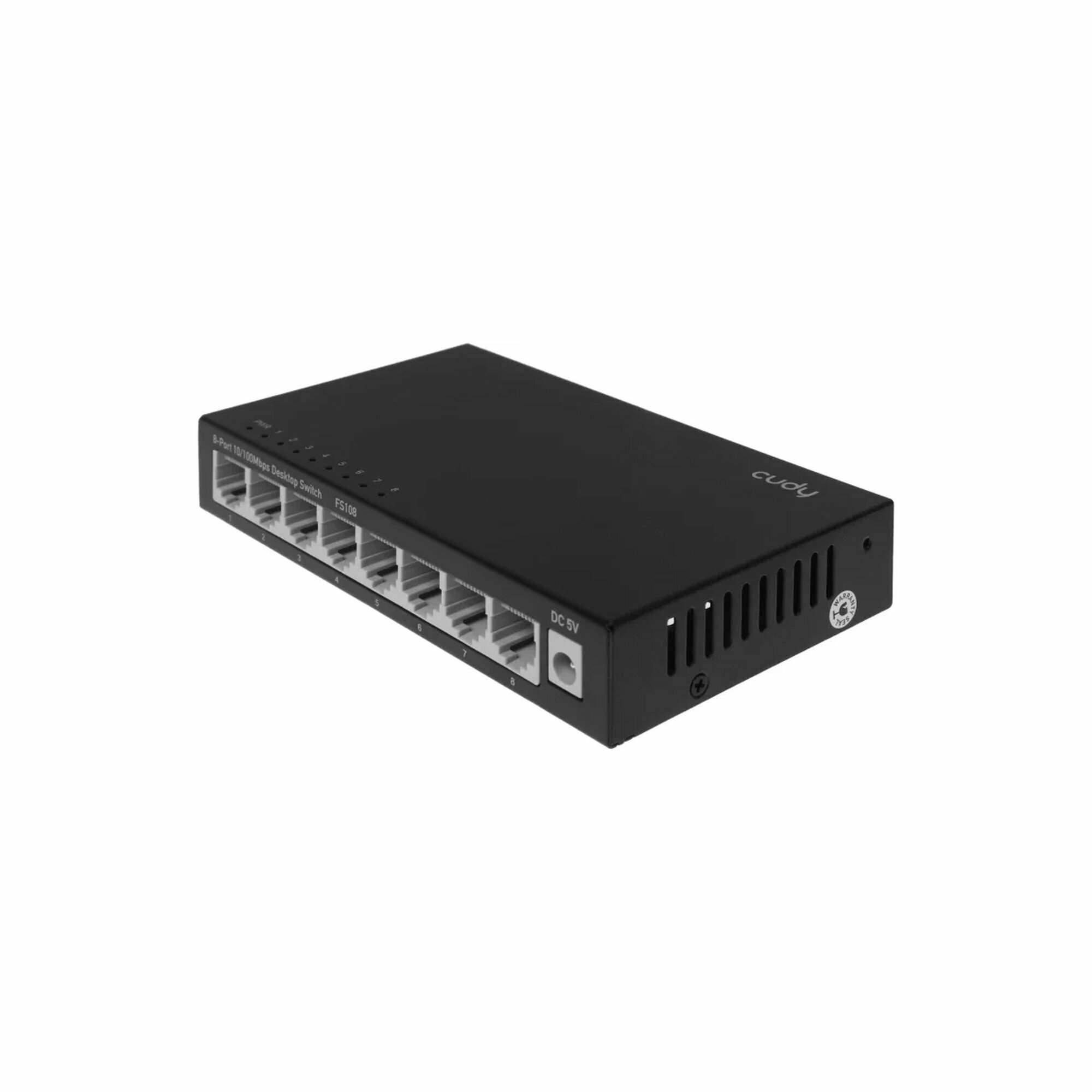 Коммутатор Cudy FS108, 8 портов 100 Мбит/с RJ45, металлический корпус