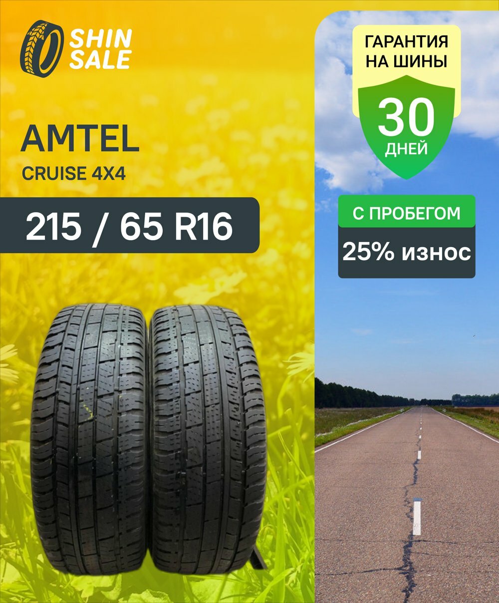 Летние БУ шины Amtel Cruise 4x4 215/65 R16 25.0% износ T0165625