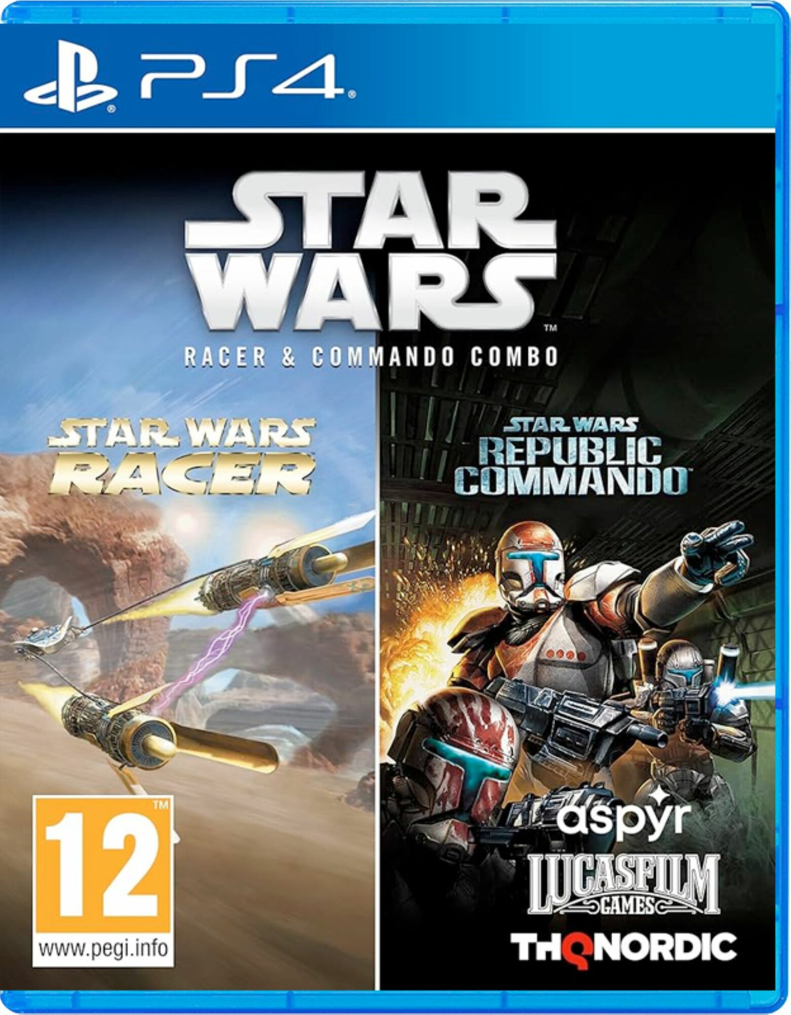 Star Wars Episode 1 Racer & Republic Commando Collection (английская версия) (PS4)
