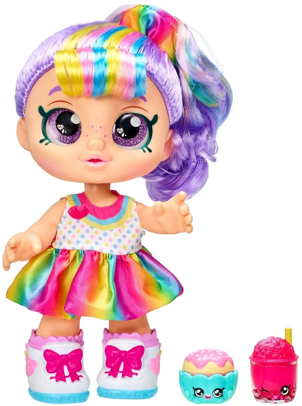Набор игровой KindiKids Кукла Рэйнбоу Кейт с аксессуарами 38722