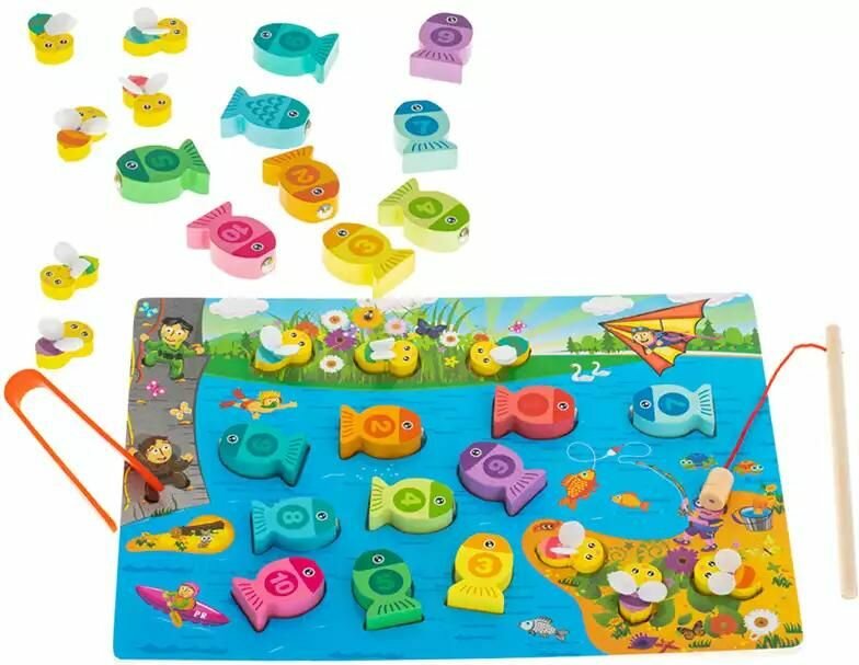 Развивающая доска КНР Стань ловким, деревянная, магнитная