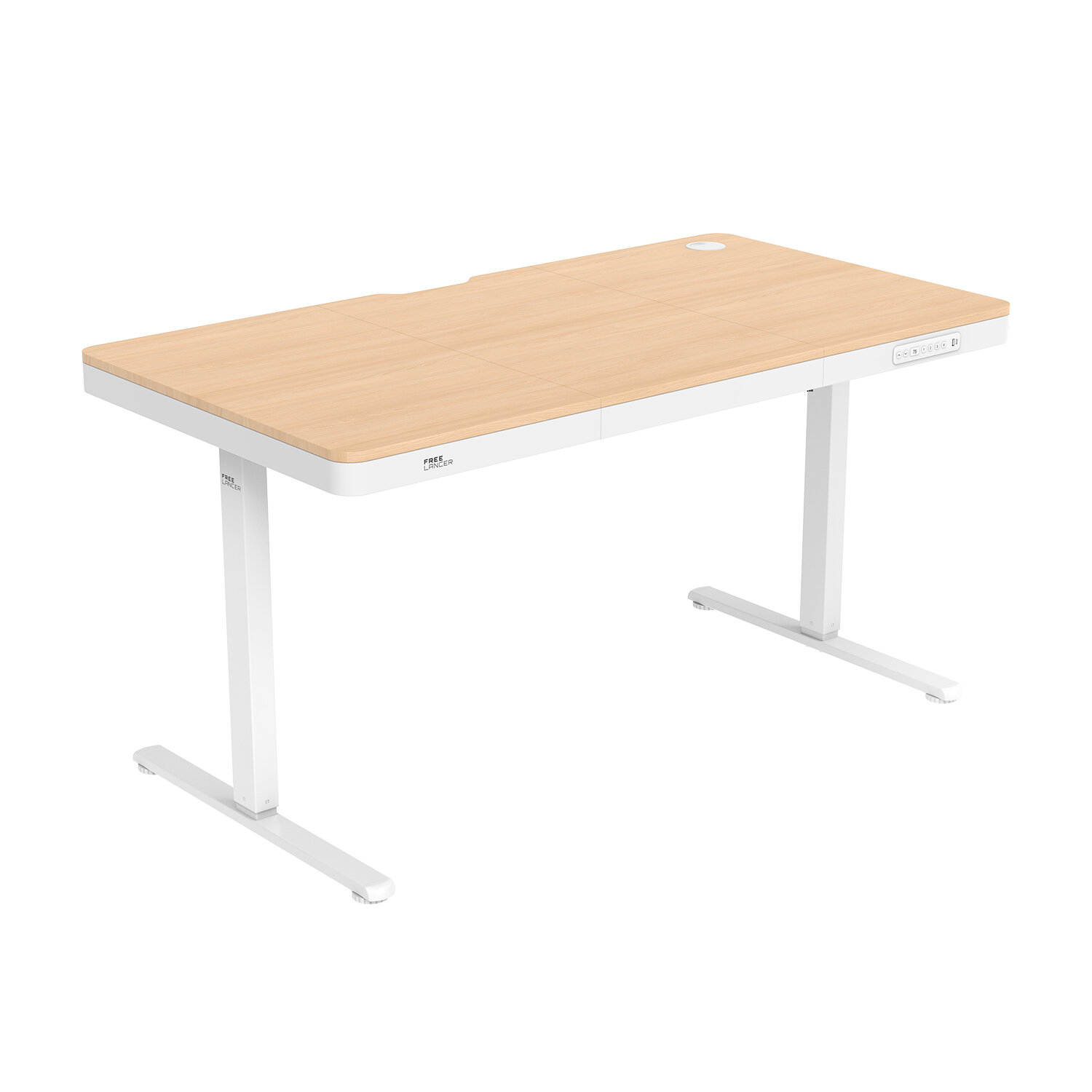 Стол компьютерный ZONE 51 "e-Nexor", 160 см x 75 см, Light Wood