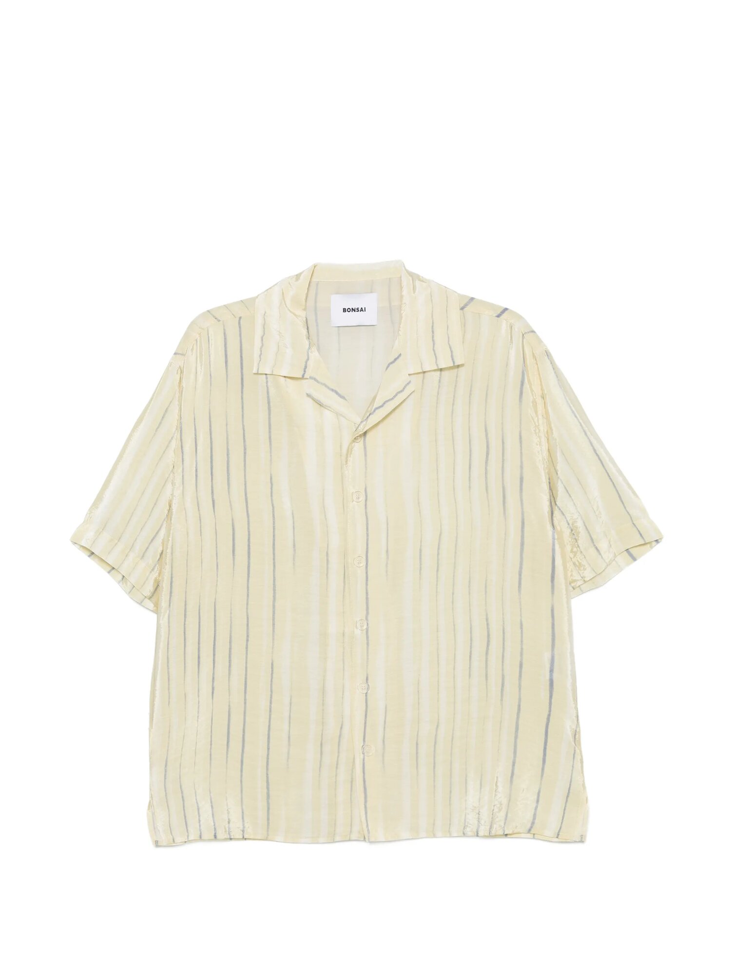Рубашка BONSAI Striped camp-collar shirt