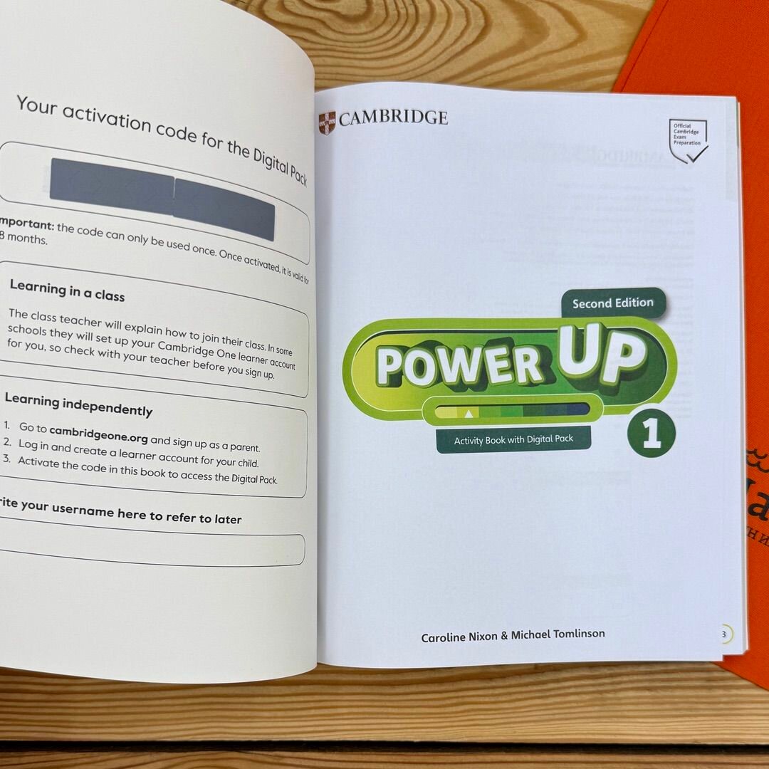 Power Up 2nd Ed Level 1 Activity Book with Digital Pack/ Рабочая тетрадь Power up второй редакции с кодом к электронному учебнику на Cambridge One — фото 1