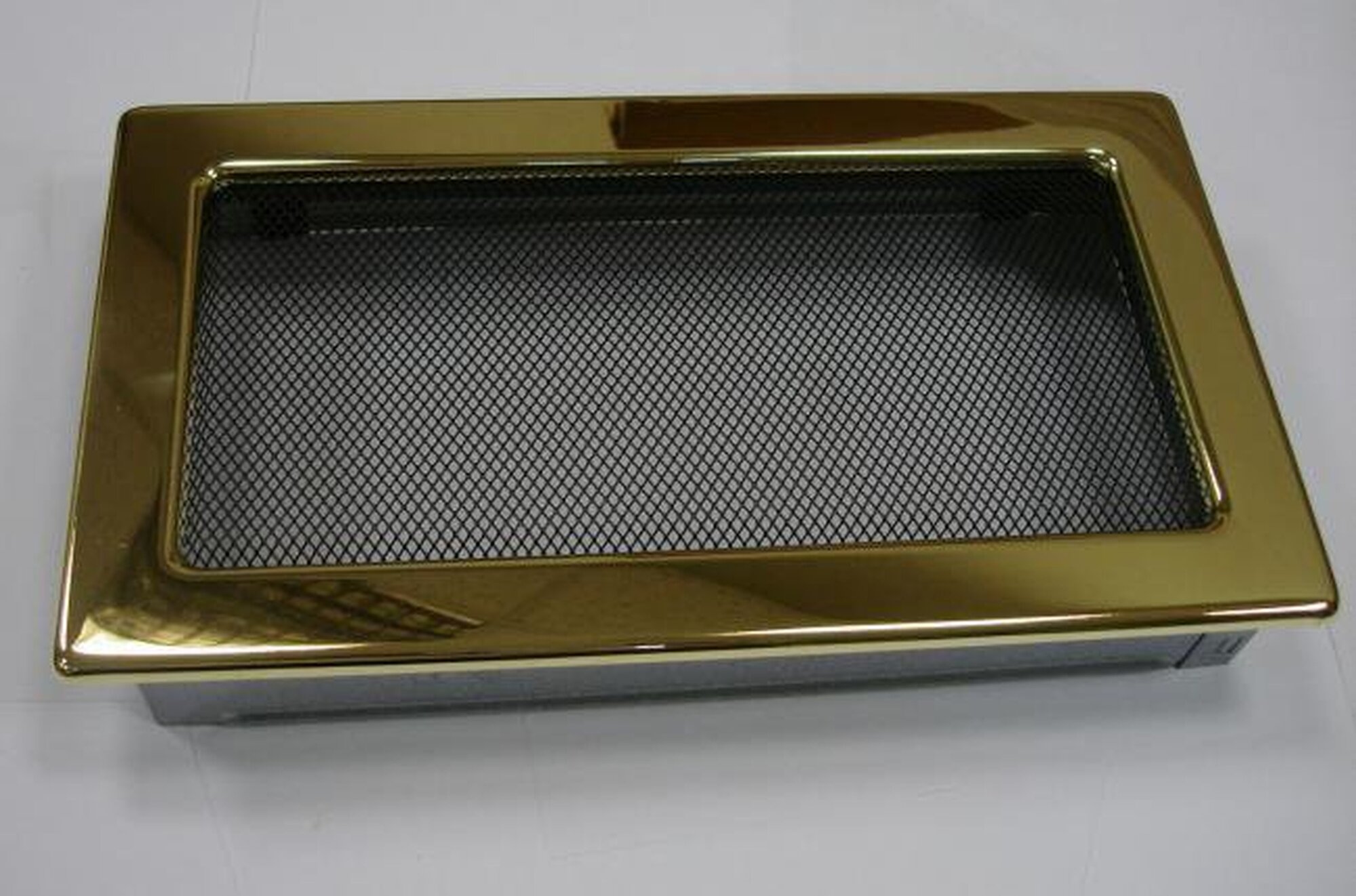 Вентиляционная решетка для камина Kratki (Польша) Полированное золото 17х30 см