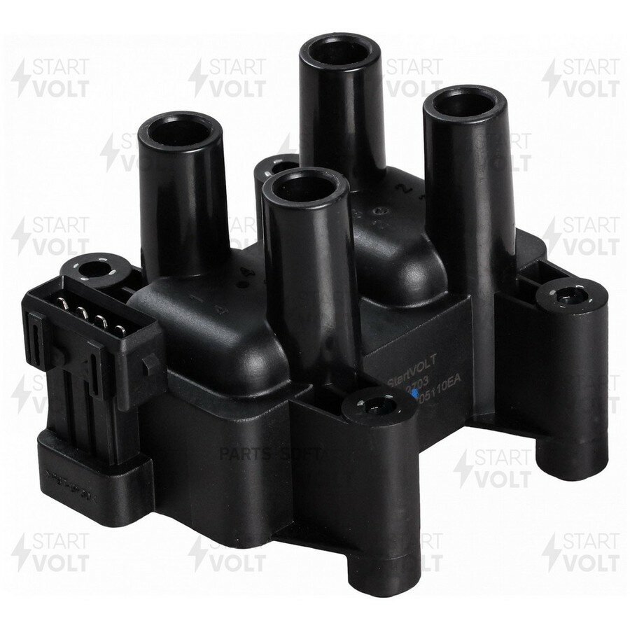 Катушка зажигания для а/м Chery Amulet A15 (06-)/Tiggo T11 (06-)/Fora A21 (06-) (SC 2703) STARTVOLT SC2703 | цена за 1 шт